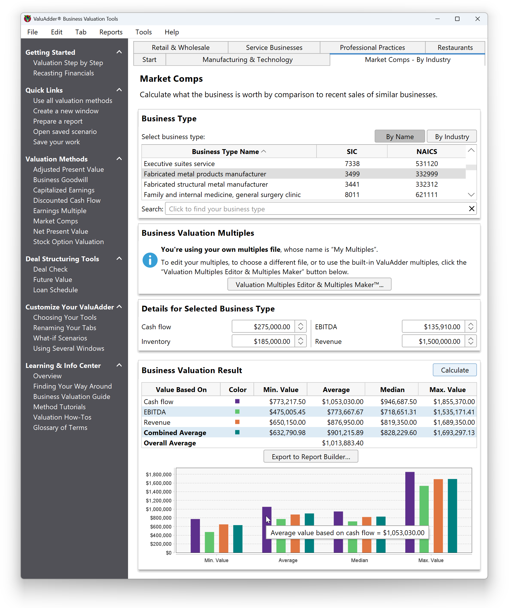 Valuing a Business based on Market Comps – ValuAdder