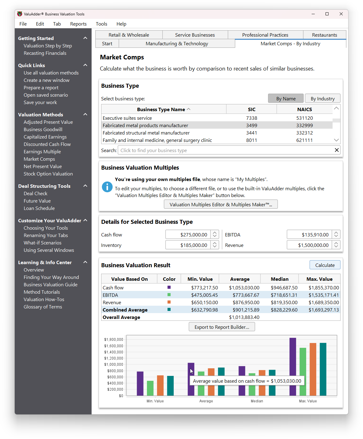 Valuing a Business based on Market Comps – ValuAdder